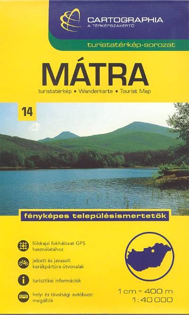 Mátra - Turistatérkép-sorozat 14. | 9789633531136